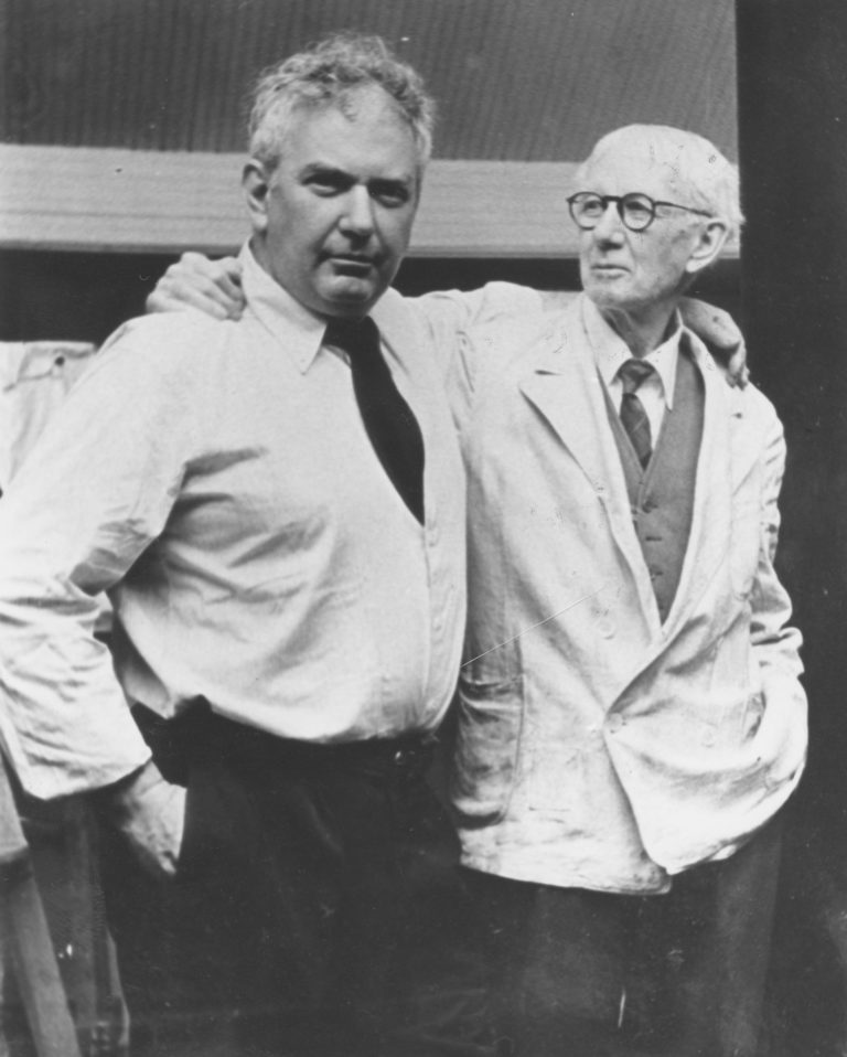 Calder with his father (1941) | Calder Foundation