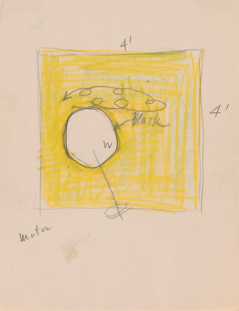 Drawing of Square (c. 1934) related to Calder: Recent Work (1942 ...