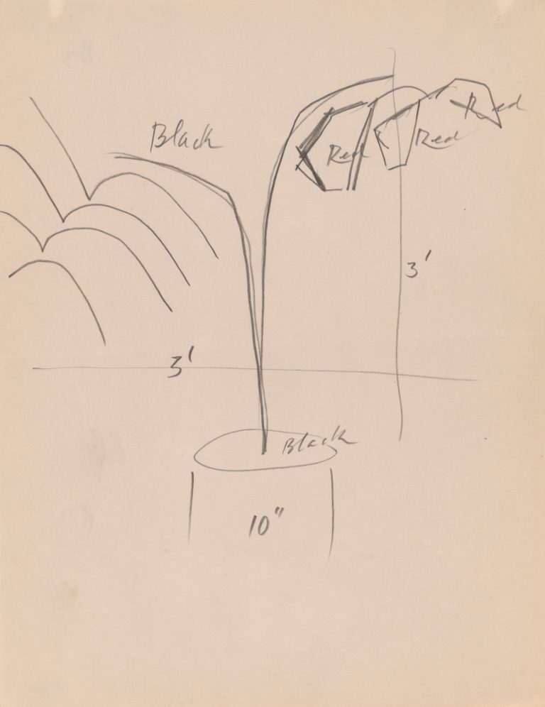 Drawing of Untitled related to Calder: Recent Work (1942) | Calder ...