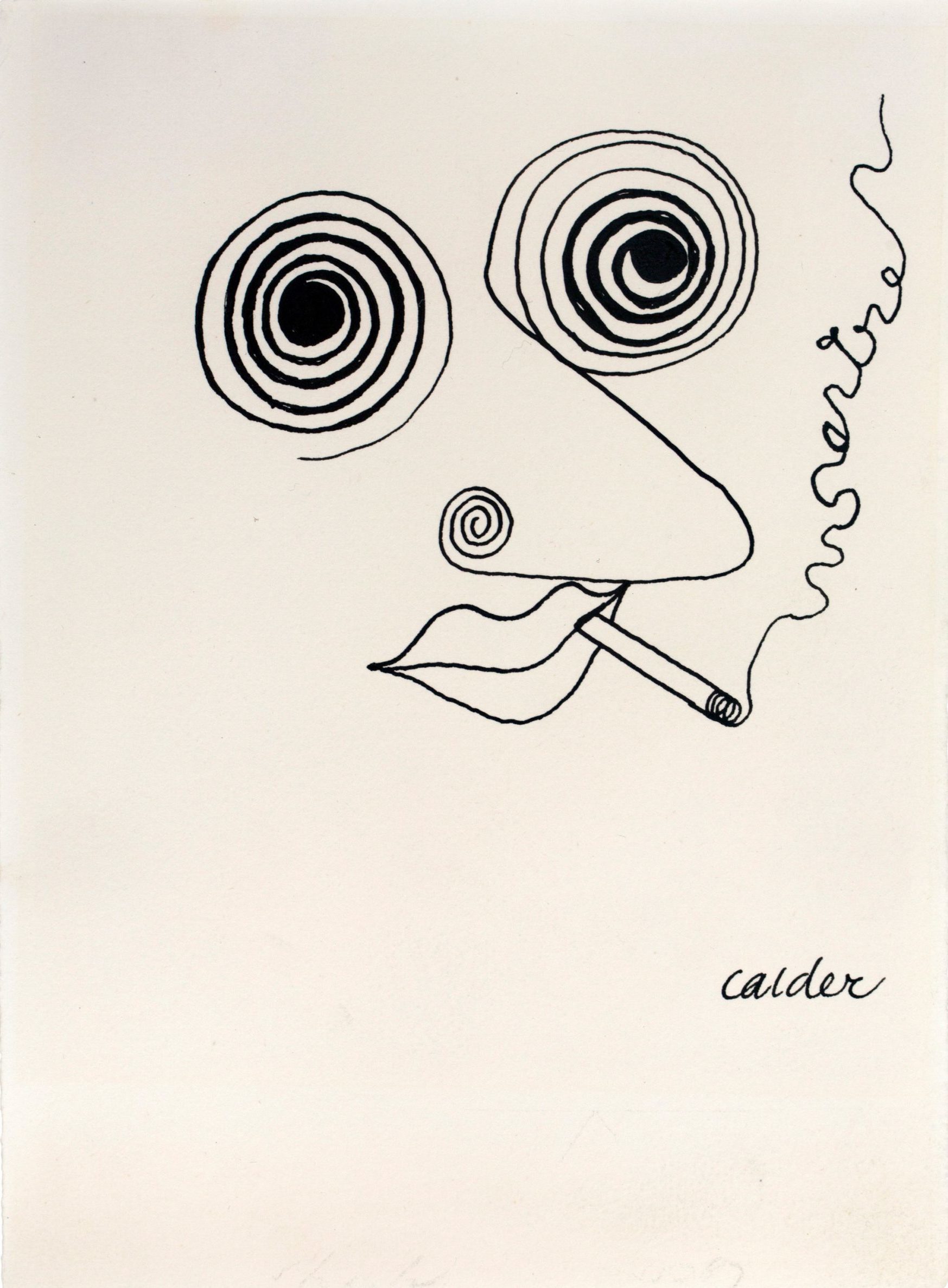 Jean-Paul Sartre (1947) | Calder Foundation